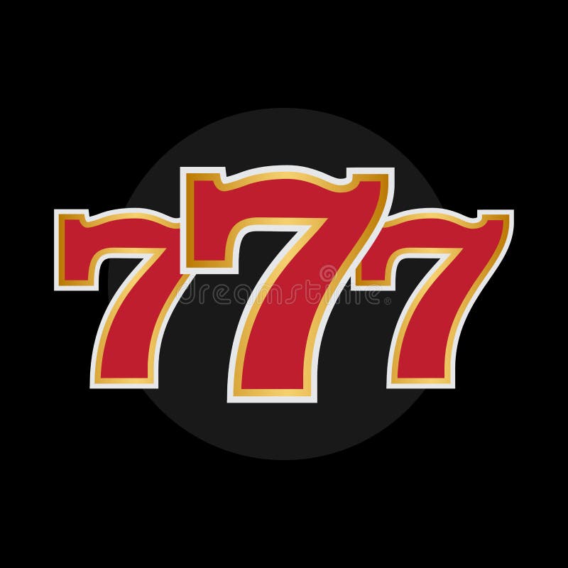 Lucky Number Seven Stock Illustrations – 846 Lucky Number Seven Stock ...