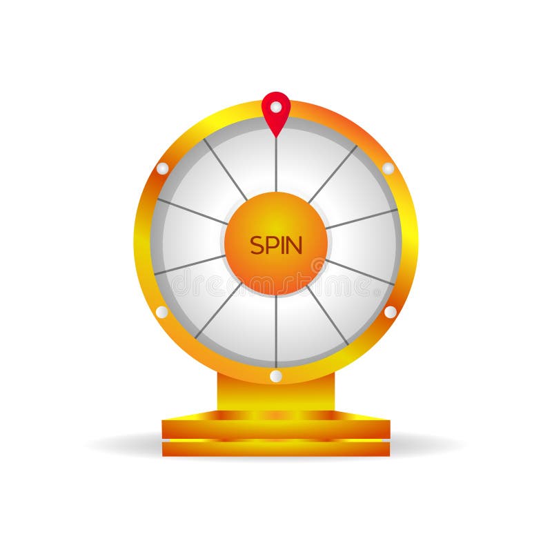 Lucky Wheel Template Design Vector Stock Illustration - Illustration of ...