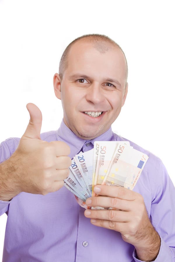 Lucky winner stock image. Image of lucky, isolated, businessman - 8886989