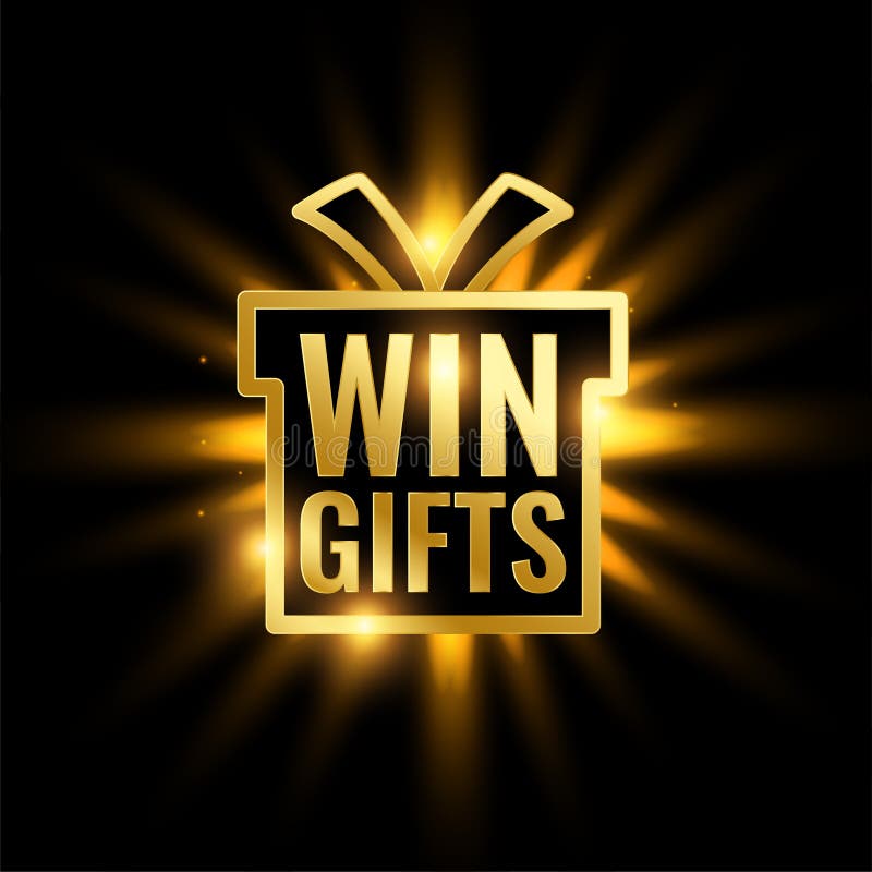 Lucky Winners Gift Box and Bonus Reward on Win Prize Banner Stock ...