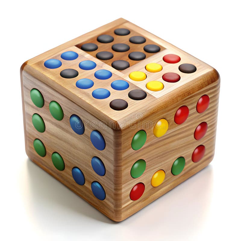 Ludo cube stock illustration. Illustration of closeup - 340449244