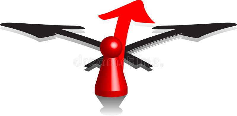 Ludo_figure_with_arrows ilustración del vector. Ilustración de elegir ...