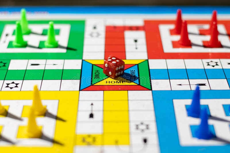 Ludo an indoor board game stock image. Image of games - 257230753