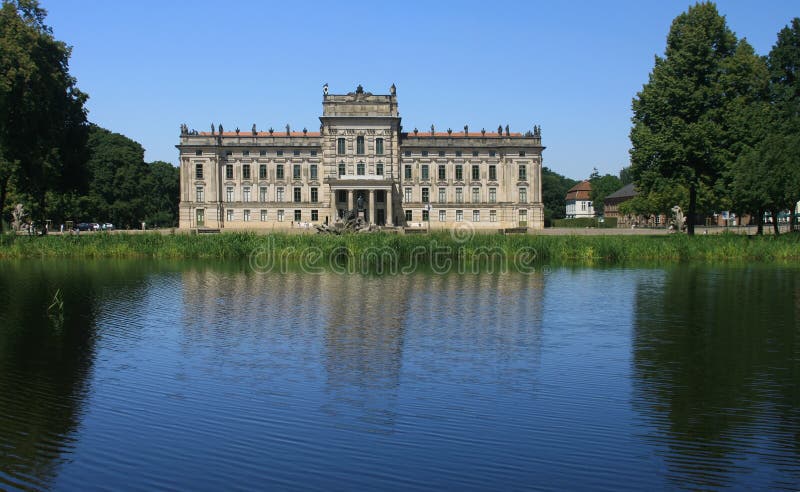 Ludwigslust Castle (Germany) Stock Image - Image of ancient, painting ...