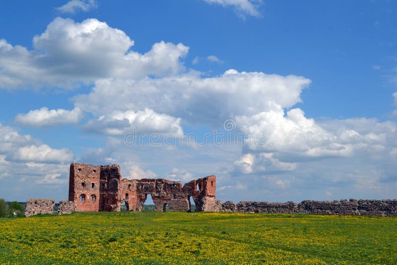 Ludza Castle stock image. Image of fort, built, place - 72894469