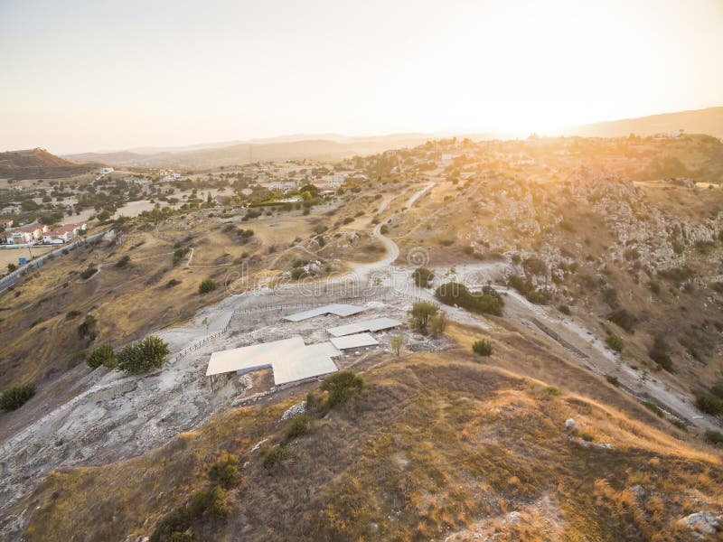 Choirokoitia UNESCO-Site In Zypern Stockfoto - Bild von zypern, europa ...