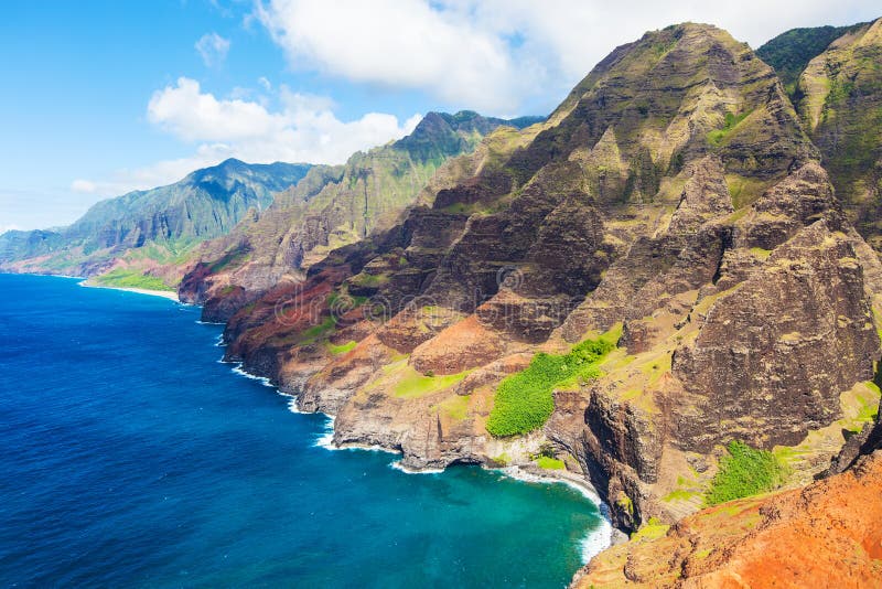 Kauai-Insel stockfoto. Bild von amerika, küstenlinie - 60136644