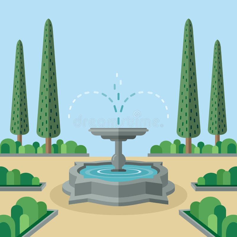 Lugar Confortável No Parque Ilustração do Vetor - Ilustração de projeto ...