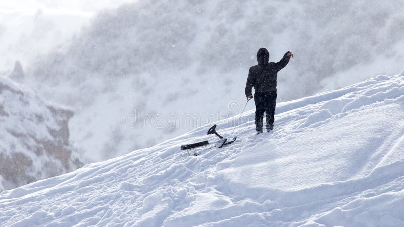 Luge sledding stock image. Image of male, happy, sled - 107944185