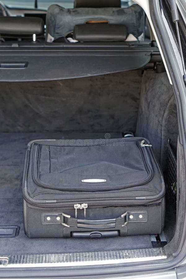Luggage car trunk stock image. Image of luggage, serbia - 253737255