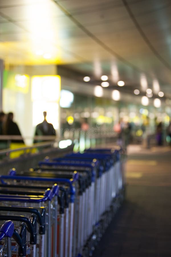Luggage cart stock image. Image of flight, tourism, line - 28626927