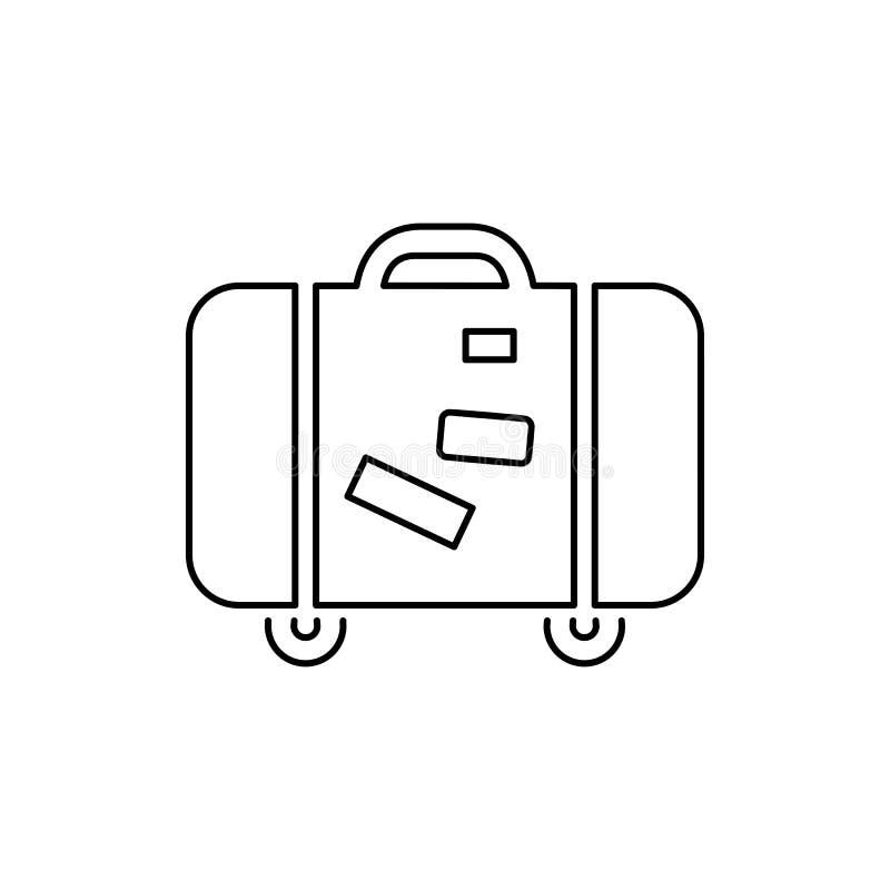 Luggage Icon Simple Flat Style Vector Illustration. Baggage Symbol ...