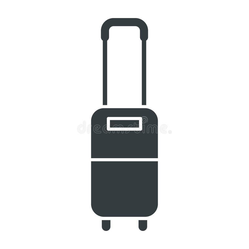 Luggage Icon Set. Vector Illustration of Thin Line Icons for Travel ...