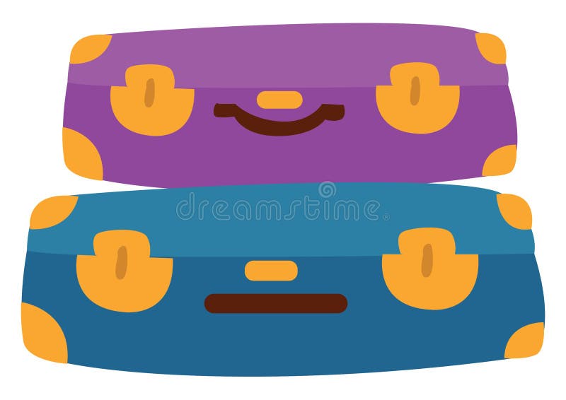 Luggage Bag Illustration, Drawing, Engraving, Ink, Line Art, Vector ...