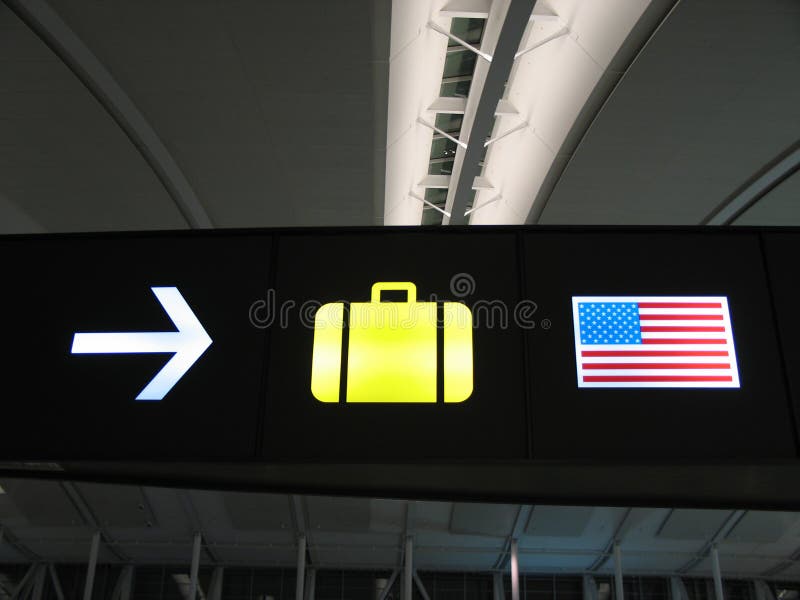 Luggage sign stock image. Image of door, monochromatic - 5434003