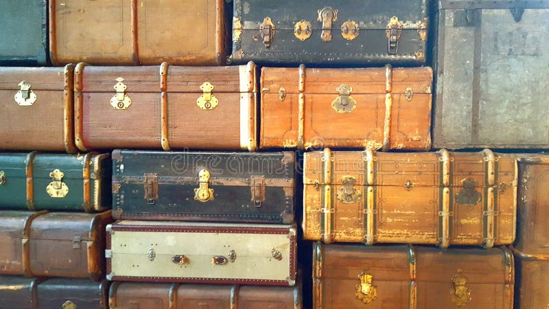 Luggage stock photo. Image of travel, brown, containers - 89753702