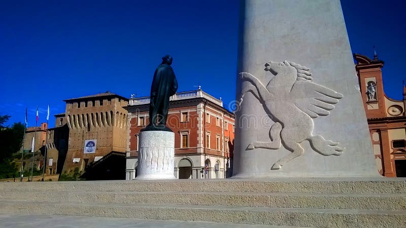 Lugo Francesco Baracca Monument Editorial Photography - Image of high ...
