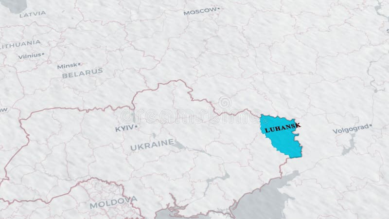 Luhansk Map.Map Overview of Luhansk Region in Ukraine â€ Journey ...