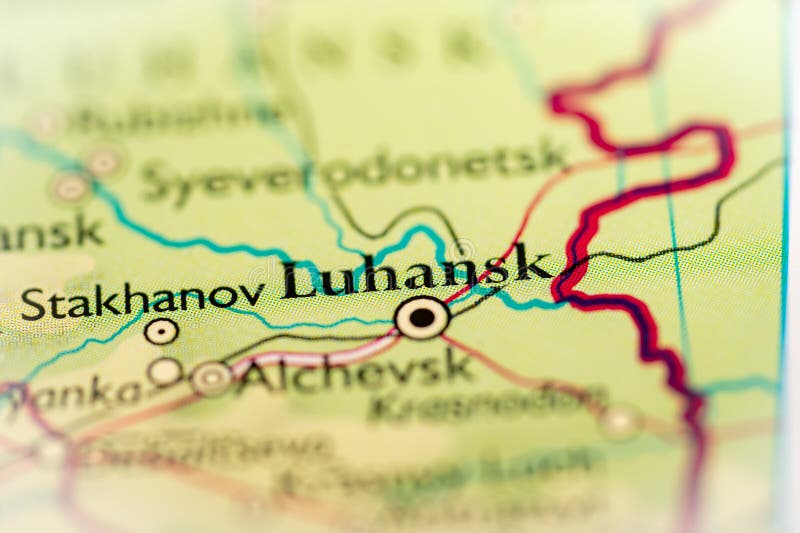 Luhansk Ukraine Highlighted World Map Stock Photos - Free & Royalty ...