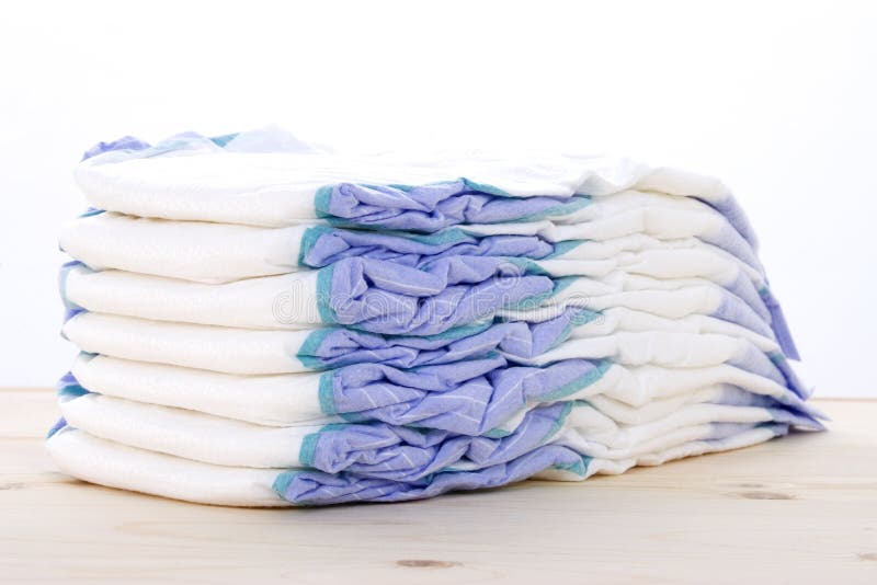 Stapel Luiers stock foto. Image of groei, luier, kinderdagverblijf ...