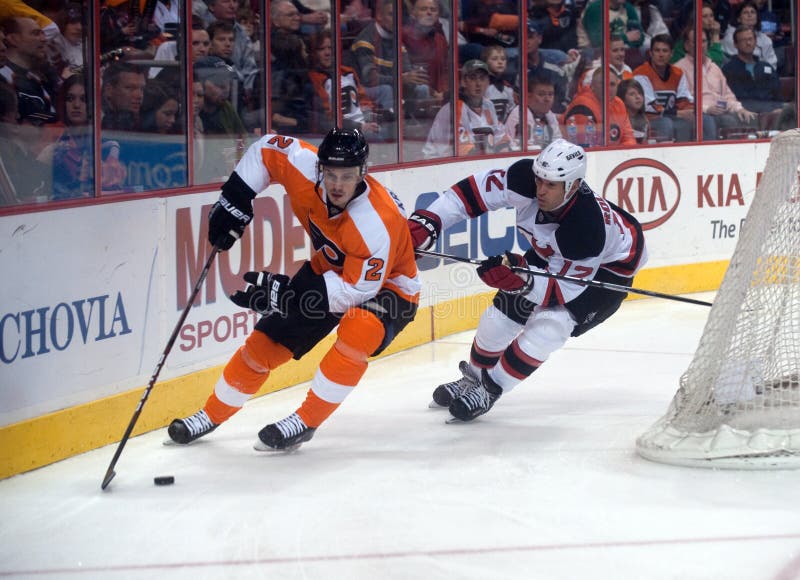 Lukas Krajicek Brian Rolston Editorial Stock Photo - Image of lukas ...