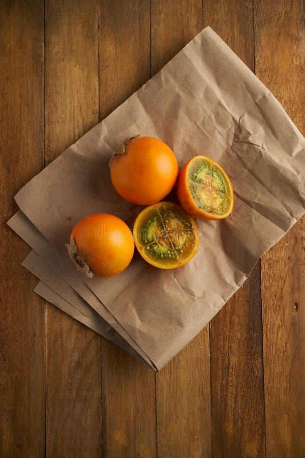 Lulo fruit from Colombia stock photo. Image of ecuador - 16766352