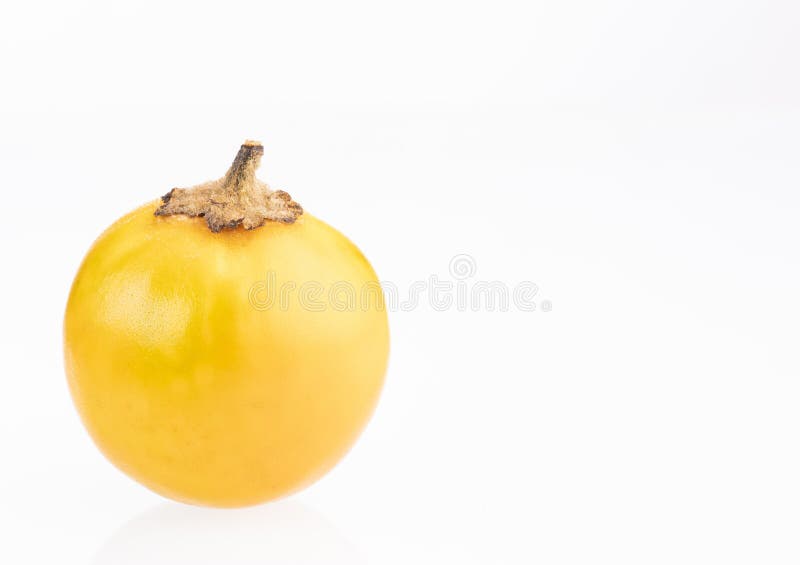 Typical Colombian Tropical Exotic Fruit Called Lulo Solanum Quitoense ...