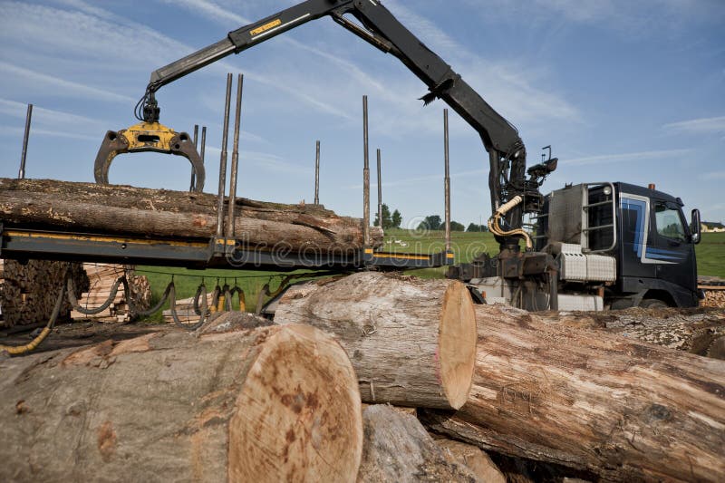 Logging Equipment 6 stock image. Image of heavy, lumber - 1225761