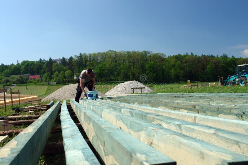Lumber impregnation stock image. Image of industry, conservation - 5225151
