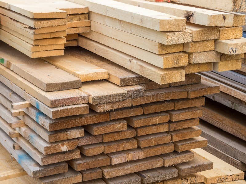 Lumber Structural Timber Indusrty Material Stock Image - Image of ...