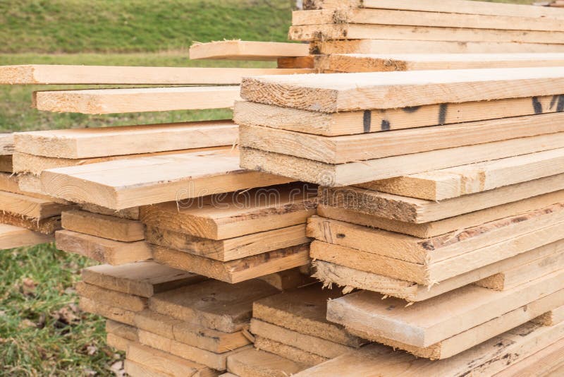 Lumber Structural Timber Indusrty Material Stock Image - Image of ...