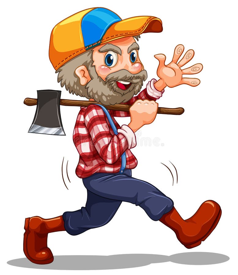 A lumberjack stock vector. Illustration of clipart, boots - 33449517