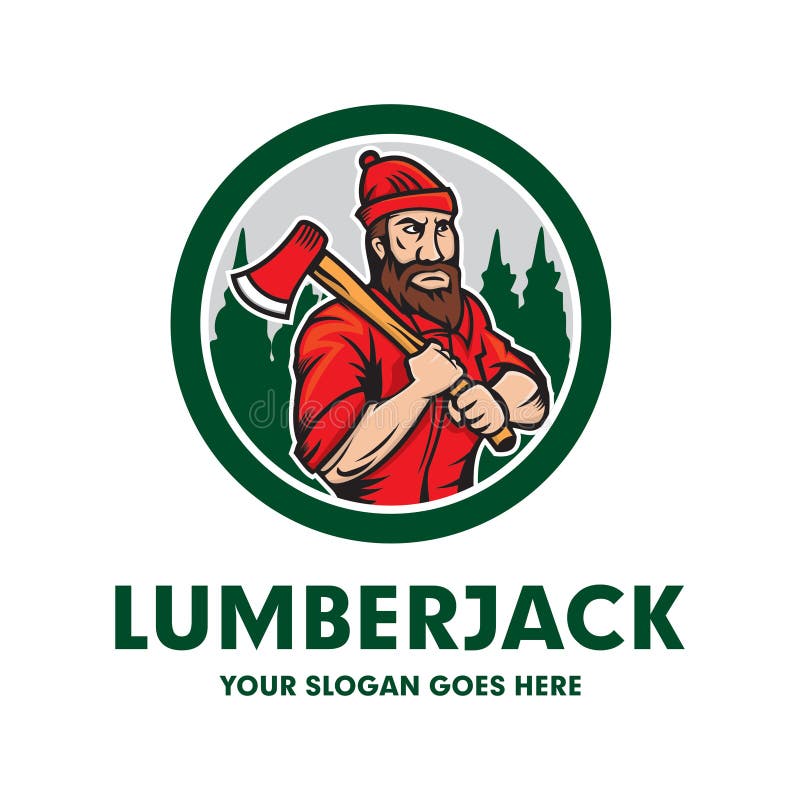 Lumberjack Logo , Woodcutter Logo Vector Stock Vector - Illustration of ...