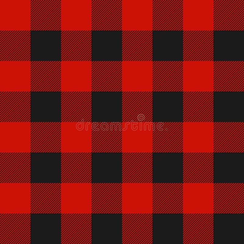 Lumberjack Plaid Seamless Pattern. Vector Illustration Stock Vector ...