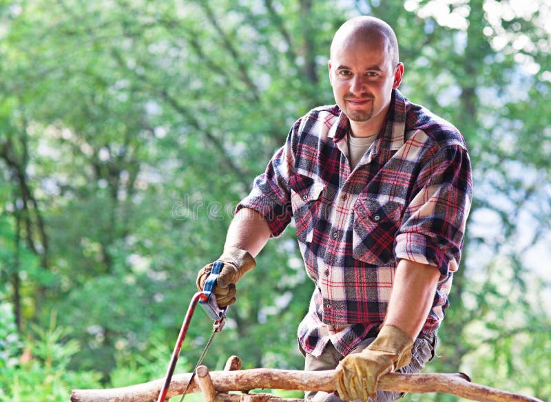 Lumberjack portrait stock photo. Image of male, farmer - 33361152