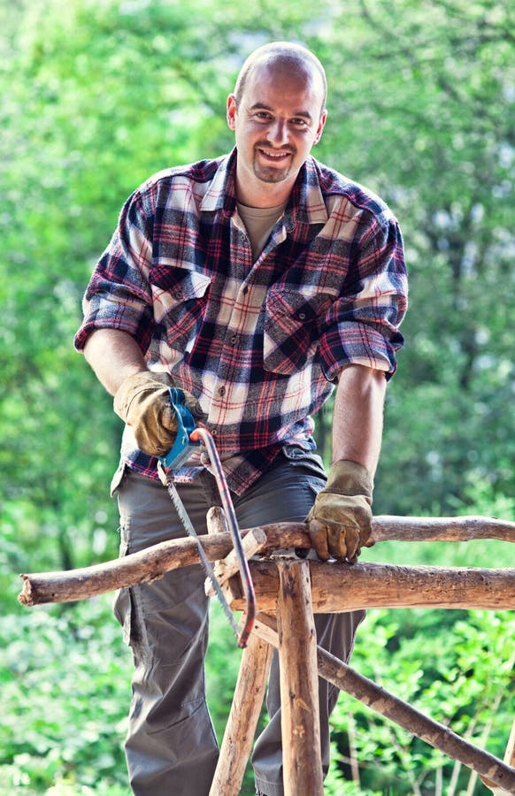 Lumberjack portrait stock photo. Image of male, farmer - 33361152