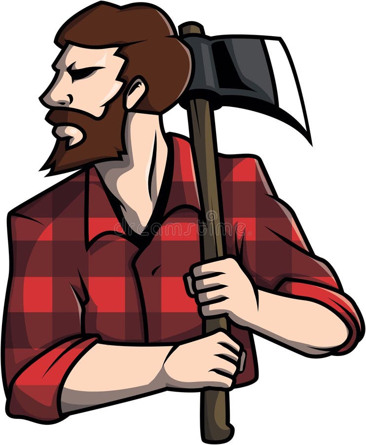 Lumberjack Vector Design Creative Art Stock Vector - Illustration of ...
