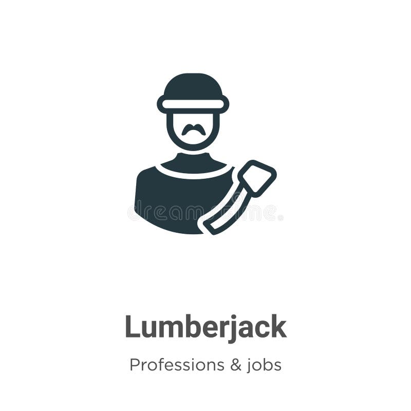 Lumberjack Icon in Filled, Thin Line, Outline and Stroke Style. Vector ...