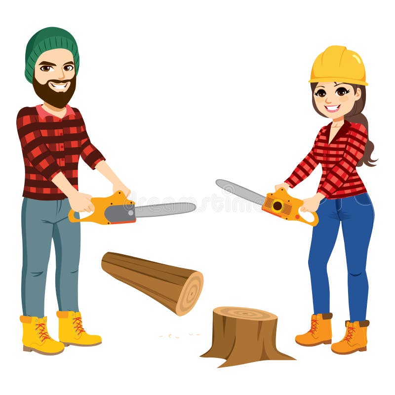 Lumberjack Female Stock Illustrations – 407 Lumberjack Female Stock ...