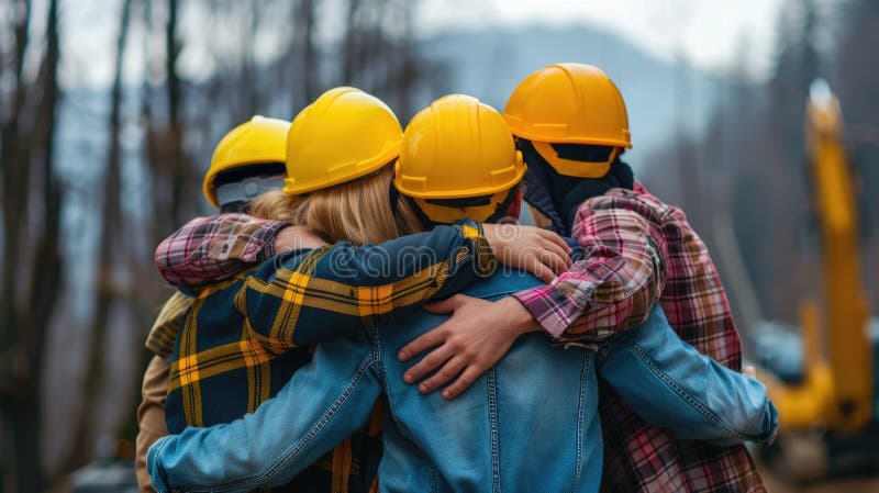 Lumberjacks Working in Forests Face the Challenge of Deforestation ...