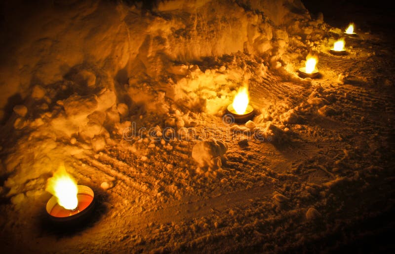 Luminaries stock image. Image of candles, luminary, outdoor - 17673863