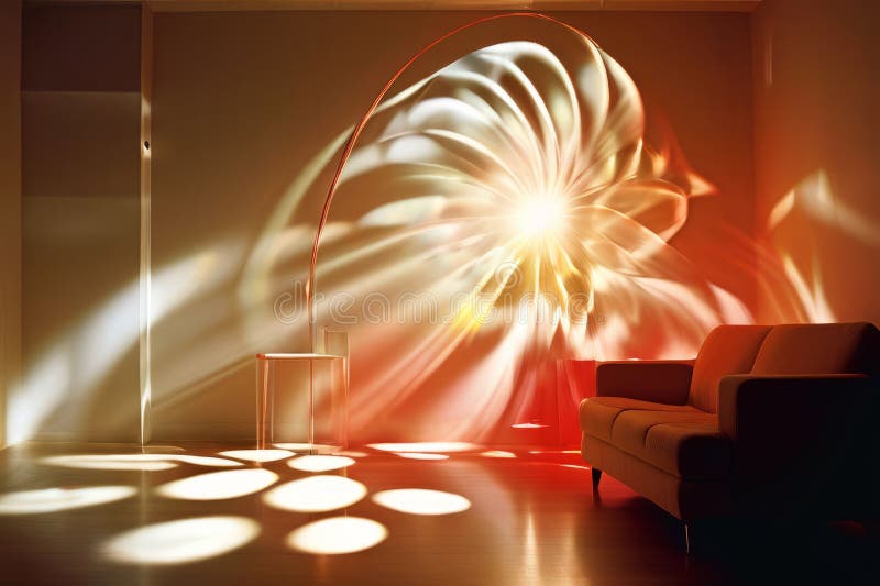 Luminogram Using Light Patterns To Create Radiant and Abstract I Stock ...