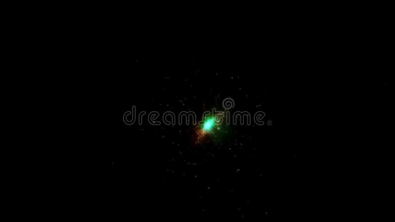 Luminous Abstract Particles Glowing Motion Background Animation Stock ...