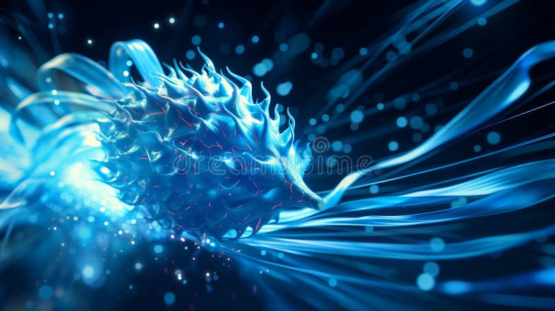 Abstract Spiky Geometric Design Stock Photo - Image of artistic, blue ...