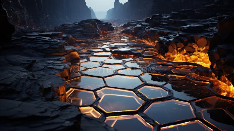 Floating Hexagons Stock Illustrations – 61 Floating Hexagons Stock ...