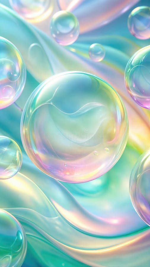 Luminous bubble fantasy stock illustration. Illustration of ethereal ...