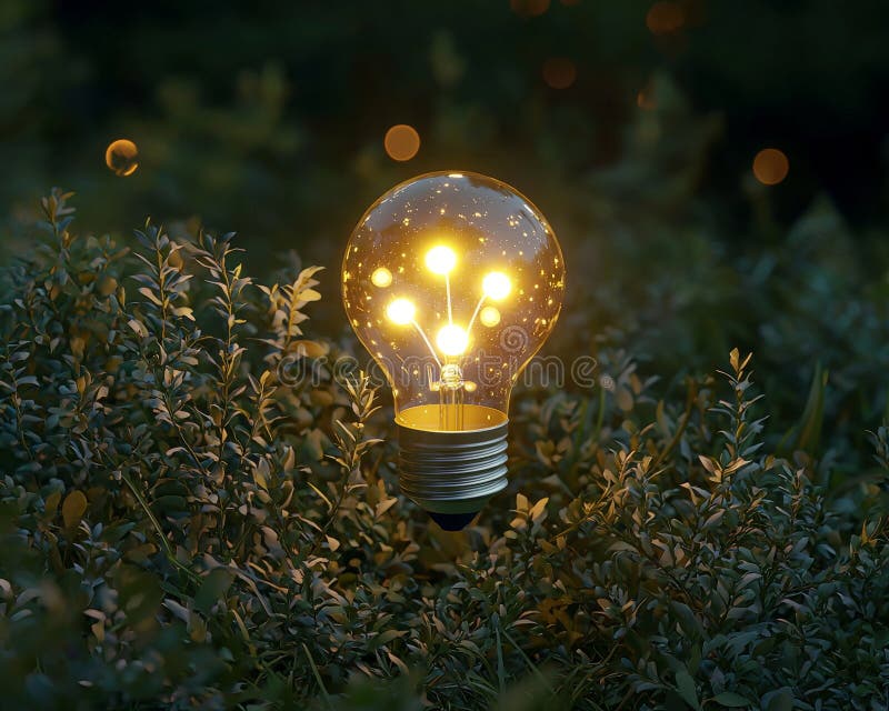 A Luminous Bulb Shines at the Heart of a Complex Green Labyrinth ...