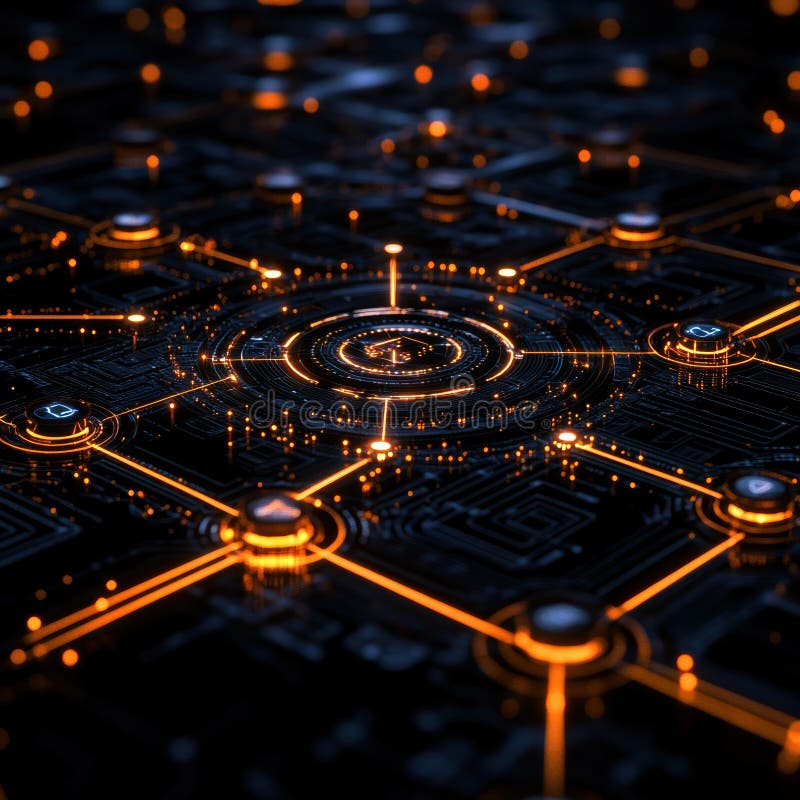 A Luminous Central Node with Radiating Links in an Abstract Network ...