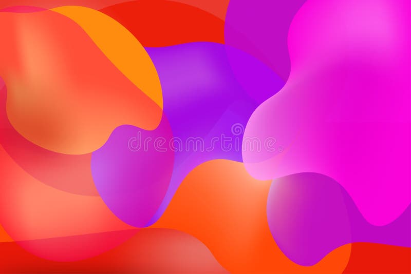 Luminous Colors Overlapping Background Stock Vector - Illustration of ...
