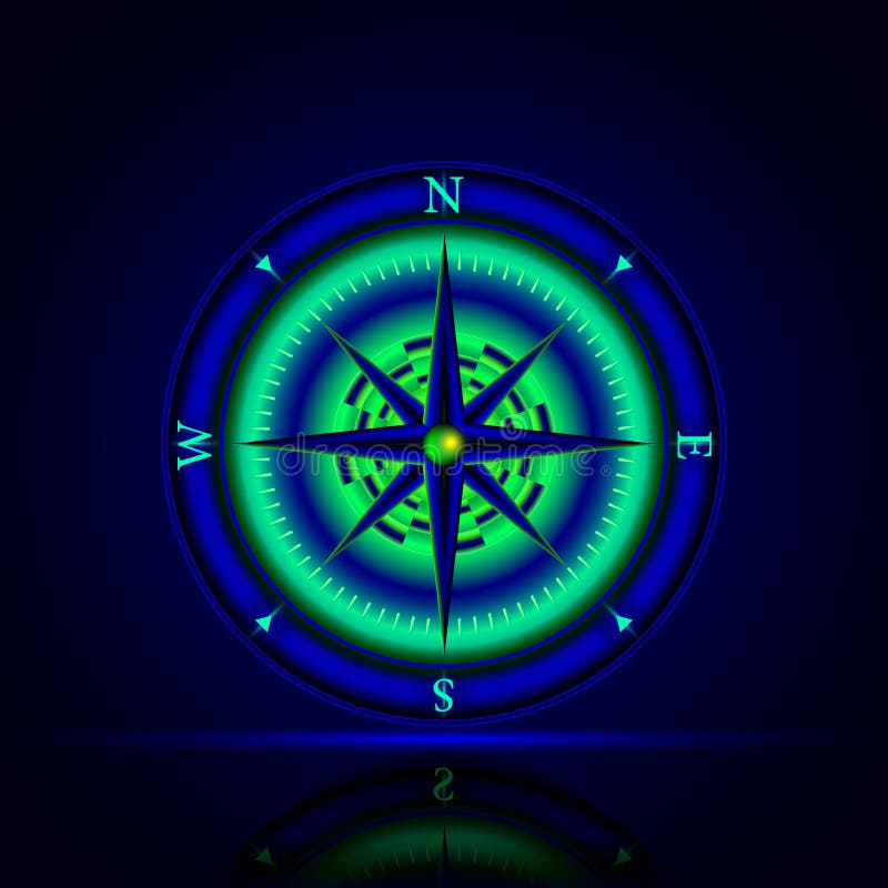 Perspective Compass Rose Stock Illustrations – 103 Perspective Compass ...